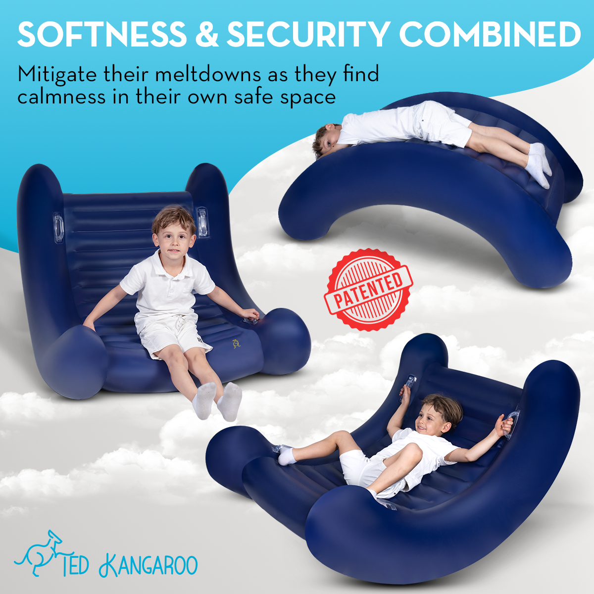 CloudBounce™ Ultra | Sensory Rocker for Kids | Patented NextGen Inflat
